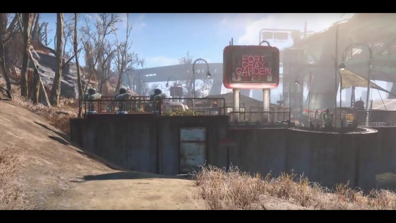 (Updated) Fallout 4: Gray Garden settlement Tour - YouTube