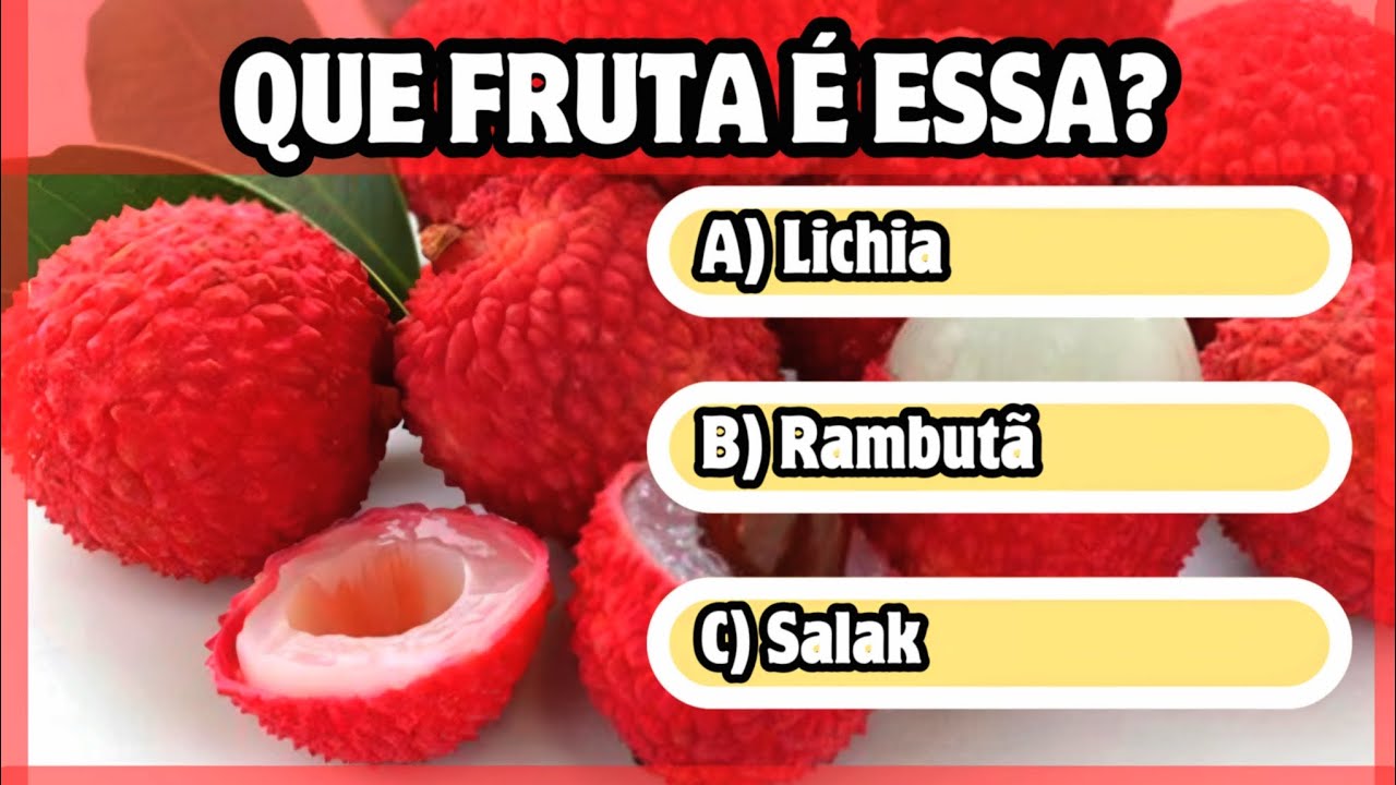 🍒🥭 ADIVINHE O NOME DAS FRUTAS🍎🍉 Teste o seu conhecimento sobre frutas ...
