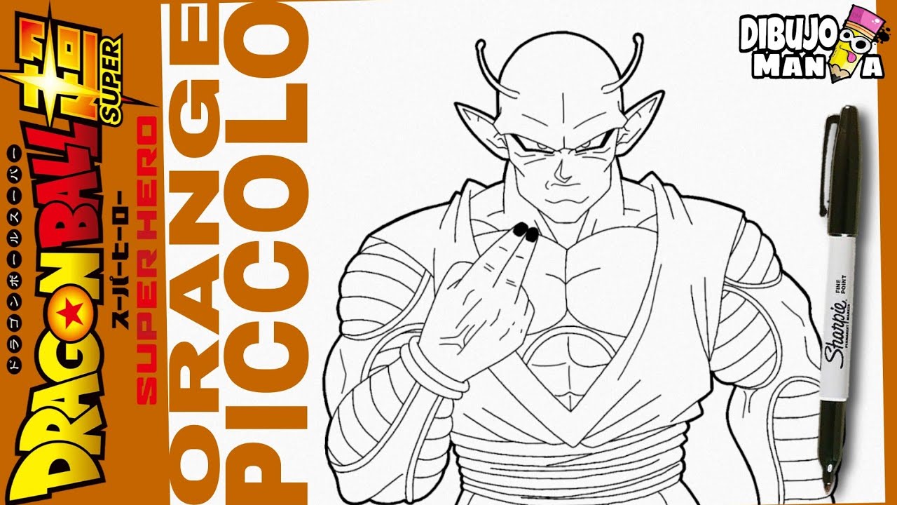 COMO DIBUJAR A ORANGE PICCOLO de DRAGON BALL SUPER - SUPER HERO | how ...