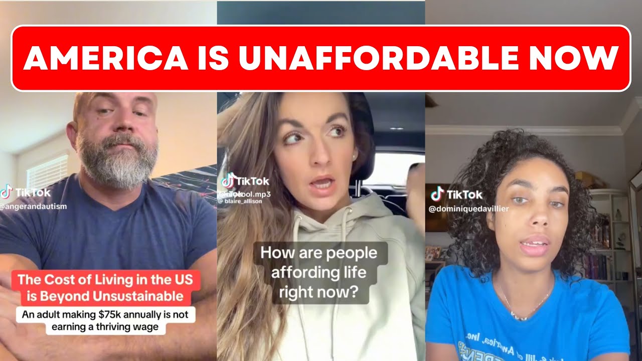 America Is UNAFFORDABLE Now | Cost of Living Crisis In The US - YouTube