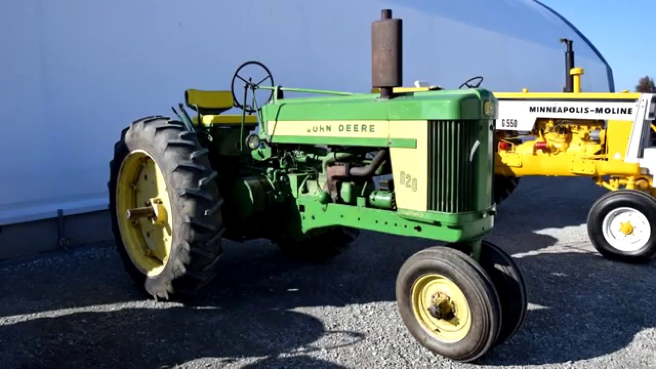 First John Deere 620 Tractor Built Sells at Auction 2015 - YouTube