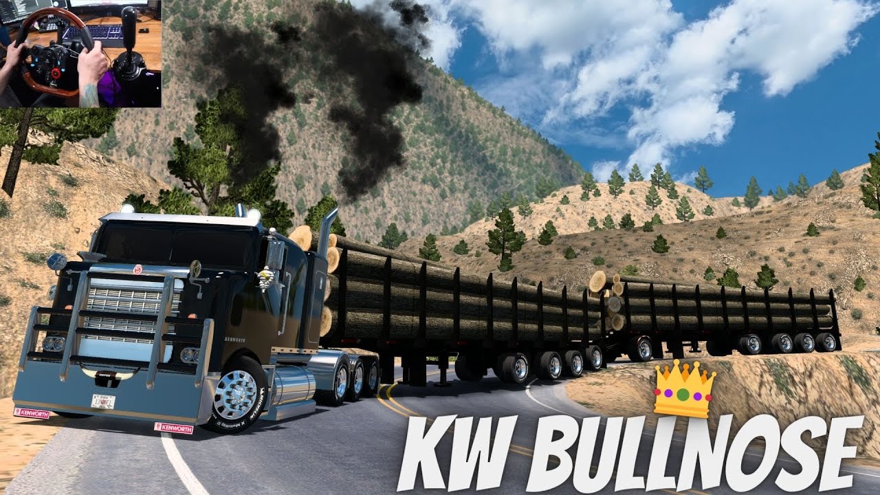ATS MOD KENWORTH BULLNOSE POR MEXICO #truck #logitechg29 #atsmods #viral #gamer #ats - YouTube