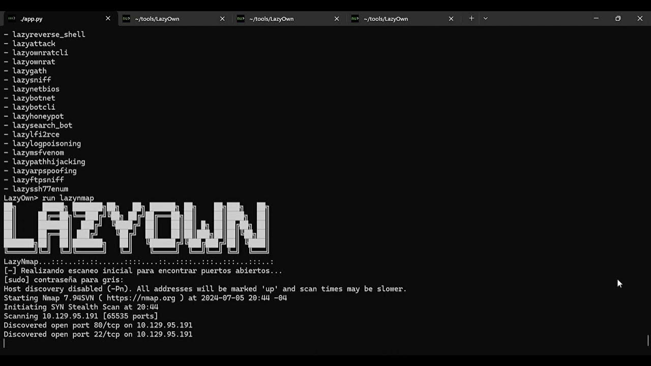 tools LazyOwn recon and enum users by old version openssh 2024 07 06 00 43 12 - YouTube