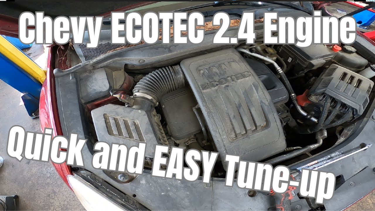 Chevy 2.4 ECOTEC Engine Quick Tune up - YouTube