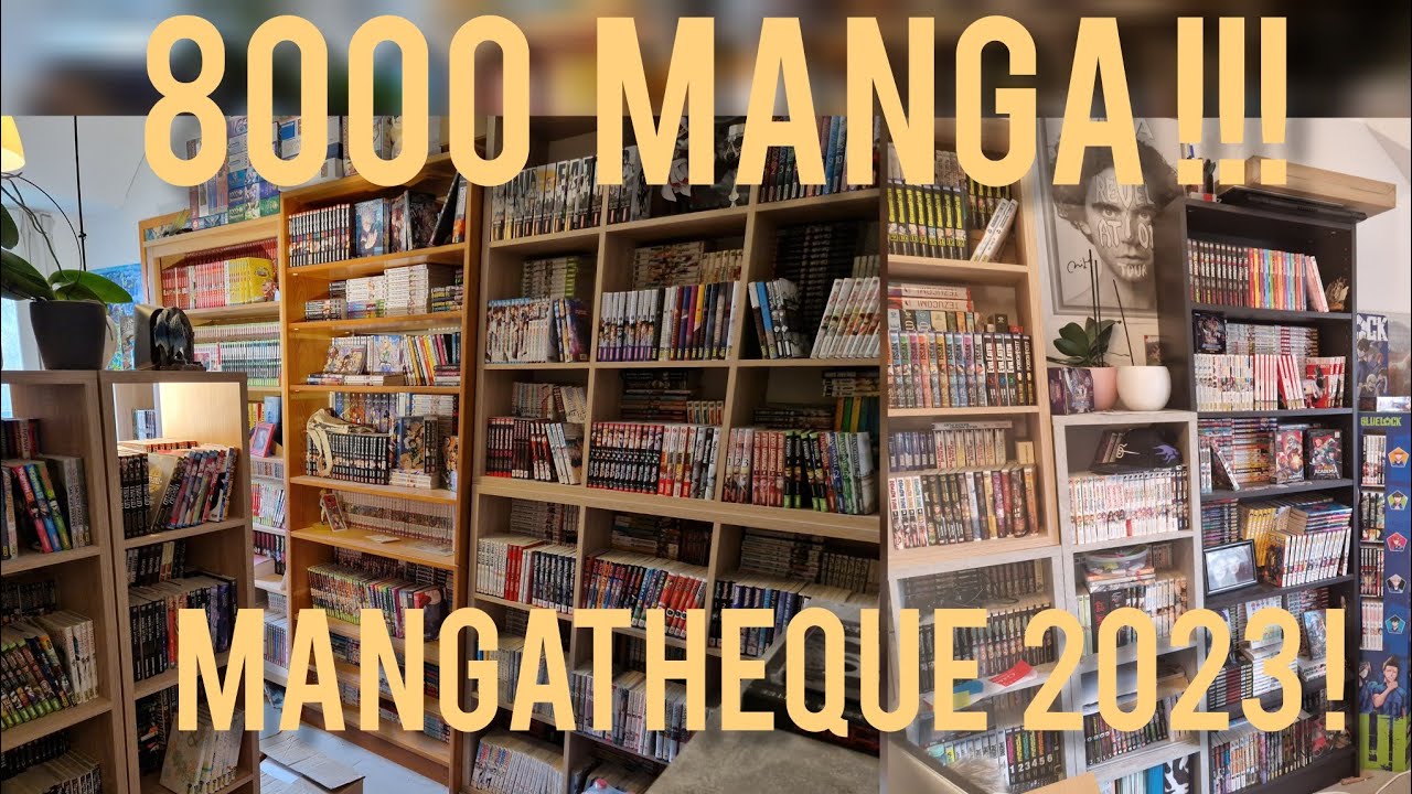 Mangatheque + 8000 manga (manga, figurines, anime, !!!) - YouTube