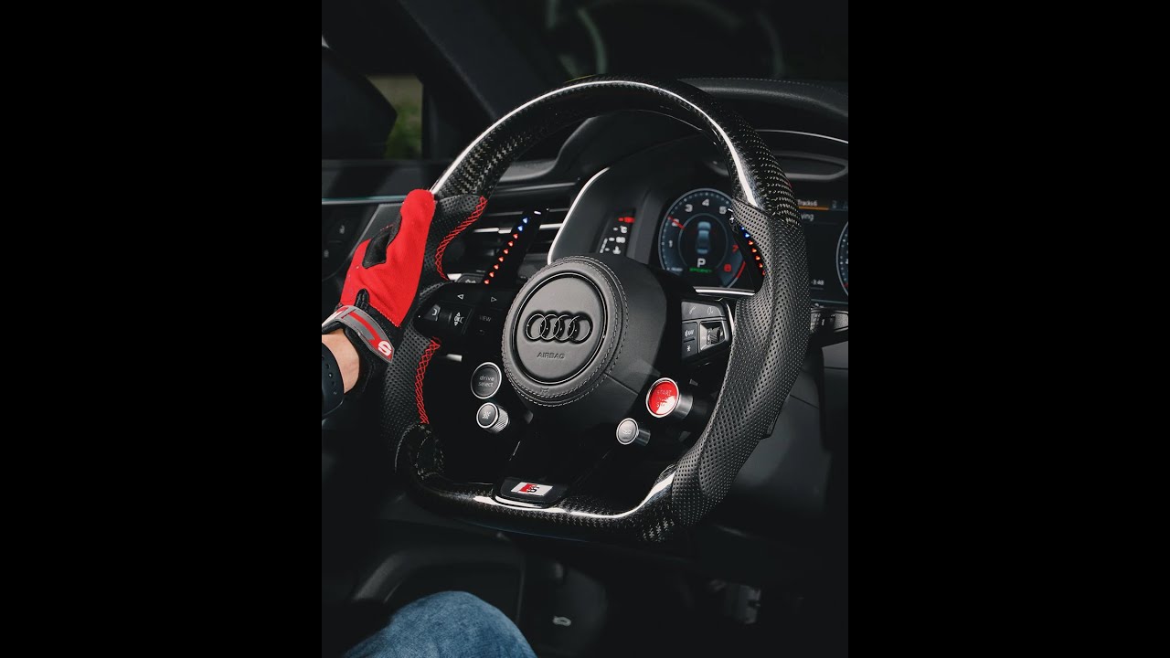 AUDI RS3 LED Shift Paddles, Available Now at SB Carbon!! - YouTube