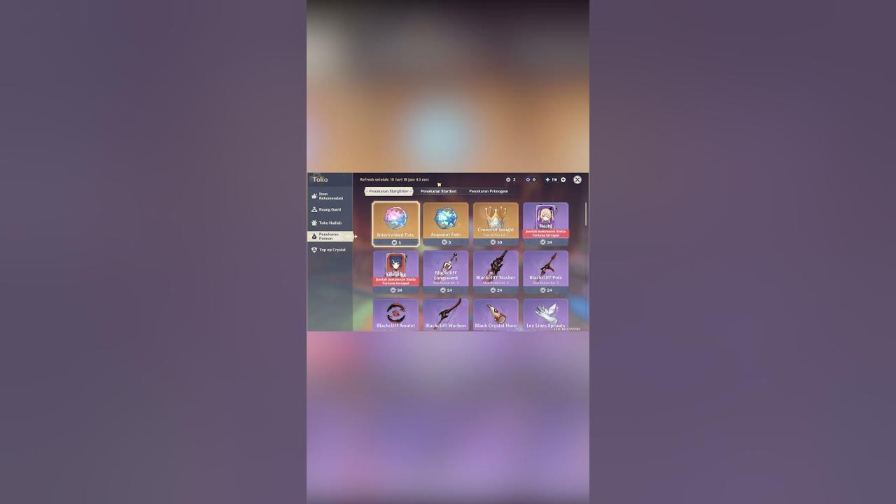 Hari ke 4 Tabungan Menuju Karakter B6 dan Weapon R5 - YouTube