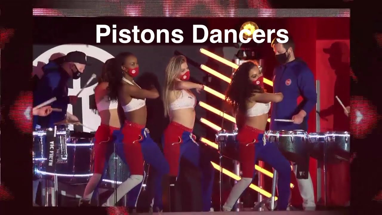 Detroit Pistons Dancers - NBA Dancers - 5/16/2021 Dance performance ...