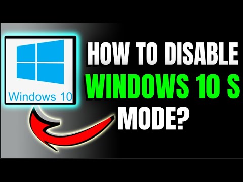 How To Disable Window 10 S Mode/Switch Off The S Mode In Window 10 ...