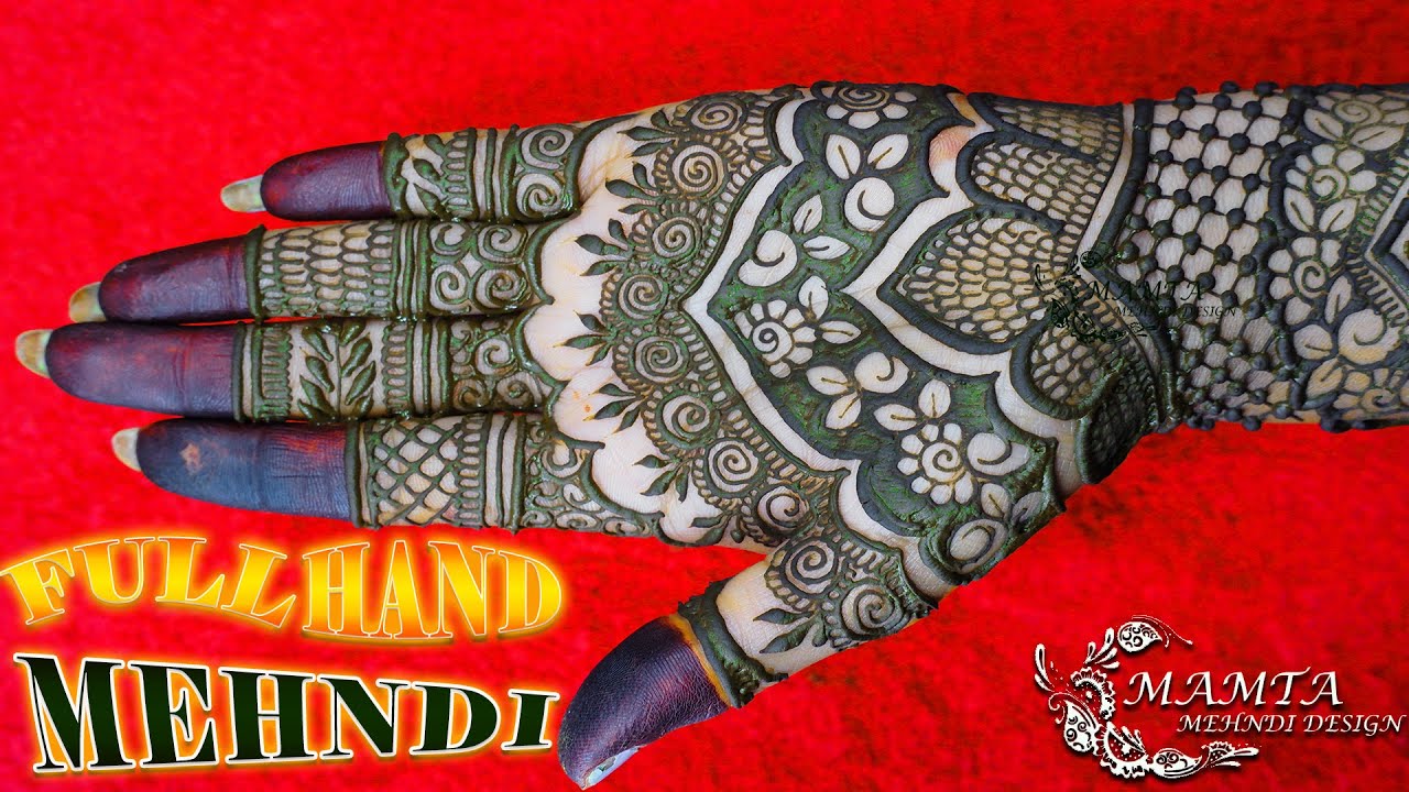 Full Hand Mehndi Design | Beautiful Bharwa Mehandi | Simple Mehndi ...