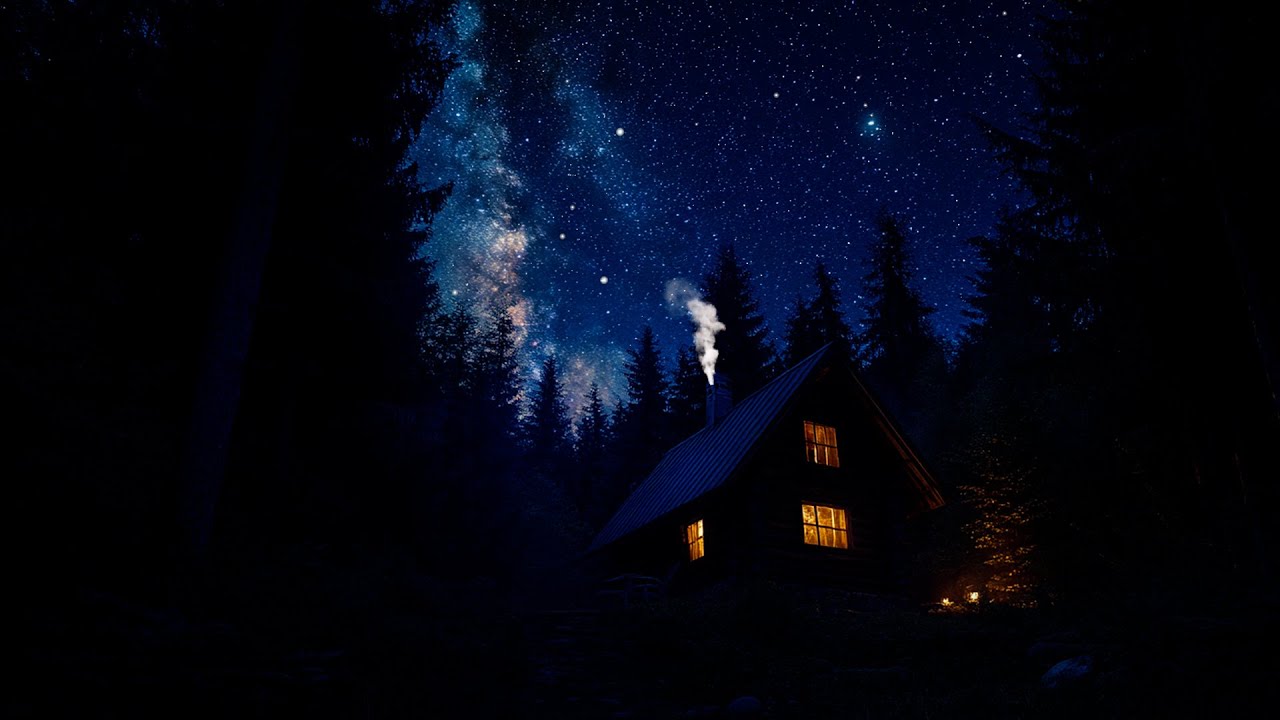 Relaxing Sleep Music & Night Nature Sounds: Gentle Crickets, Soothing ...