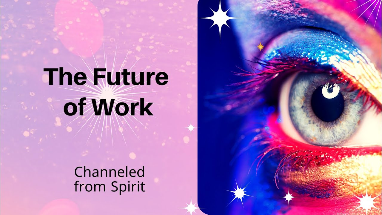 You can help create a new world of work. Soul's work where your whole ...