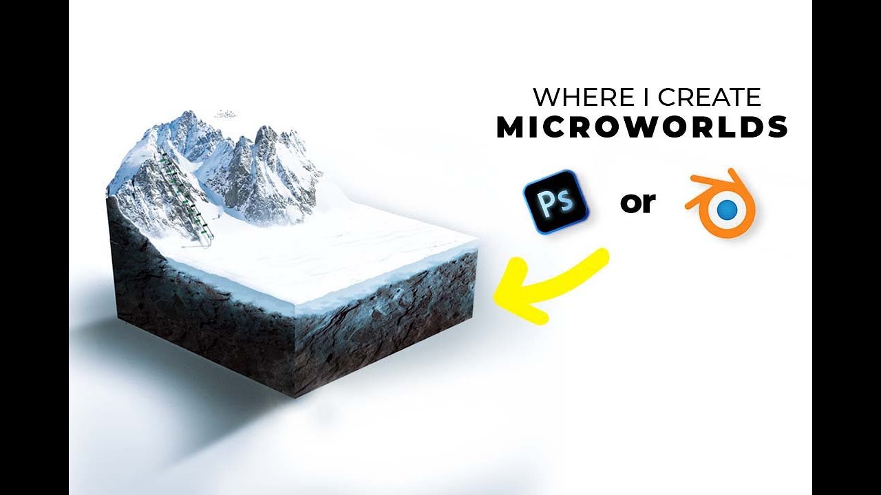 PHOTOSHOP OR BLENDER? | MICROWORLDS - YouTube