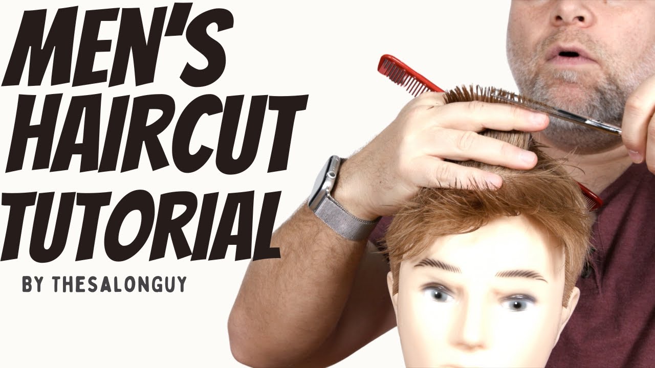 Men's Haircut Step-by-Step Tutorial - TheSalonGuy - YouTube
