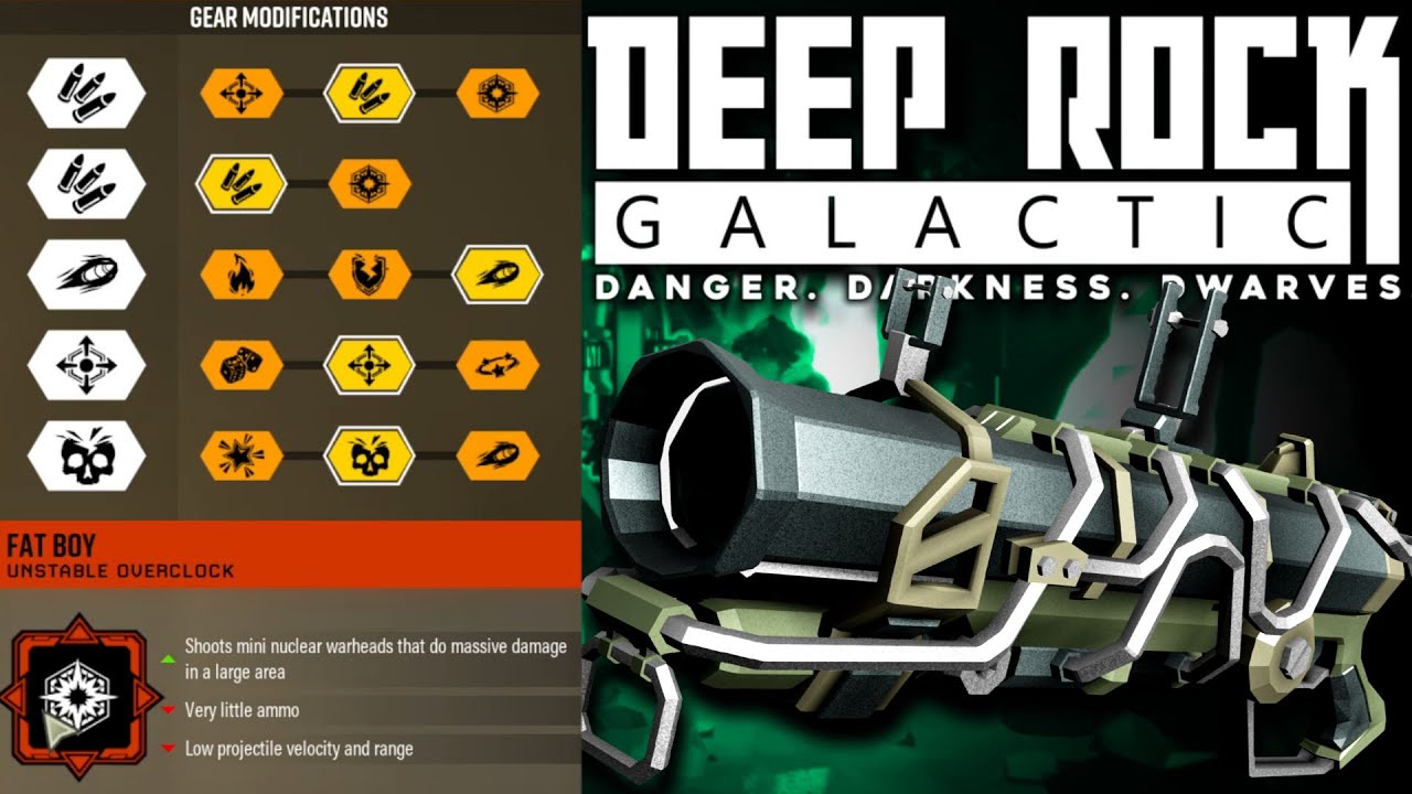 Engineer Loadout 101: Grenade Launcher + Fat Boy | Deep Rock Galactic ...
