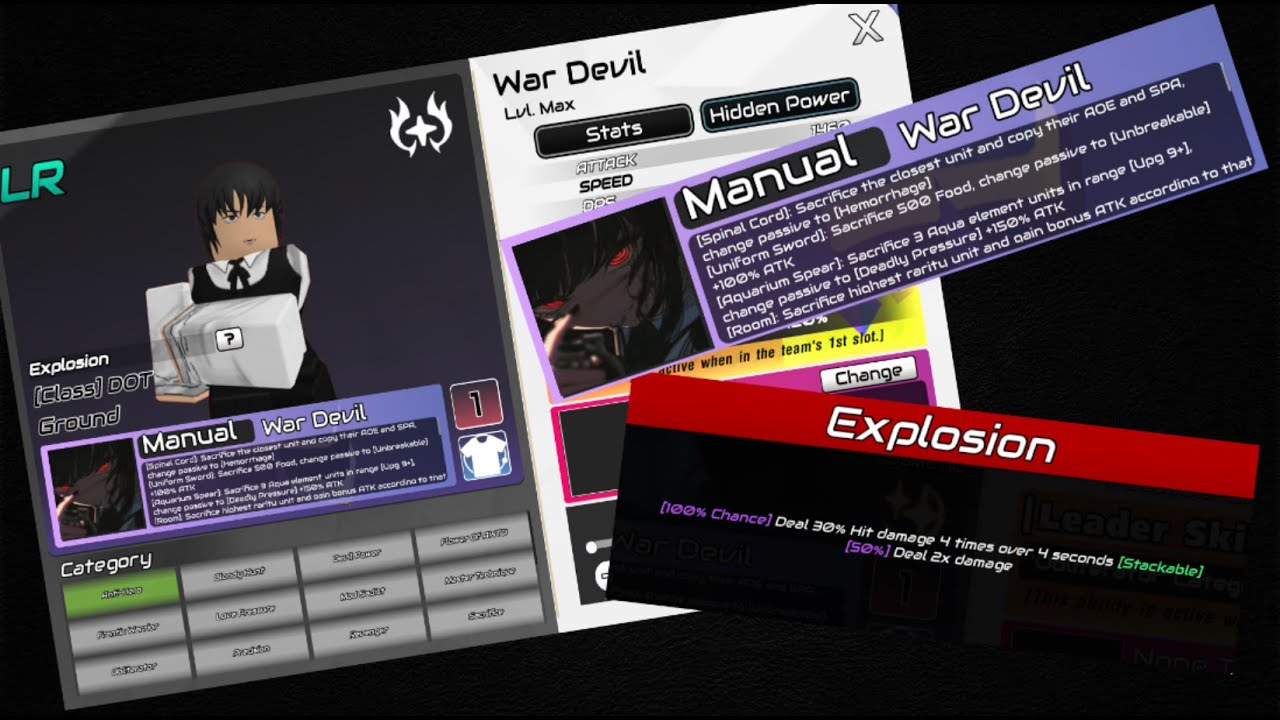 New Lr War Devil (Yoru) Is Overpowered In AWTD - YouTube