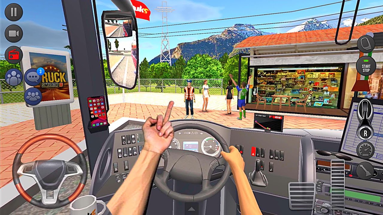 시내 버스 터미널 재미있는 온라인 게임 🚌👮 버스 시뮬레이터 궁극기 Best 2021 자동차 시뮬레이터 게임 Android