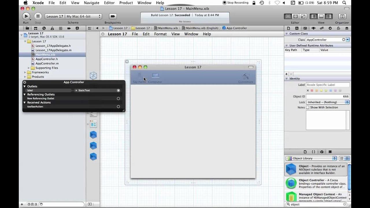 Cocoa Programming L17 - NSToolbar - YouTube