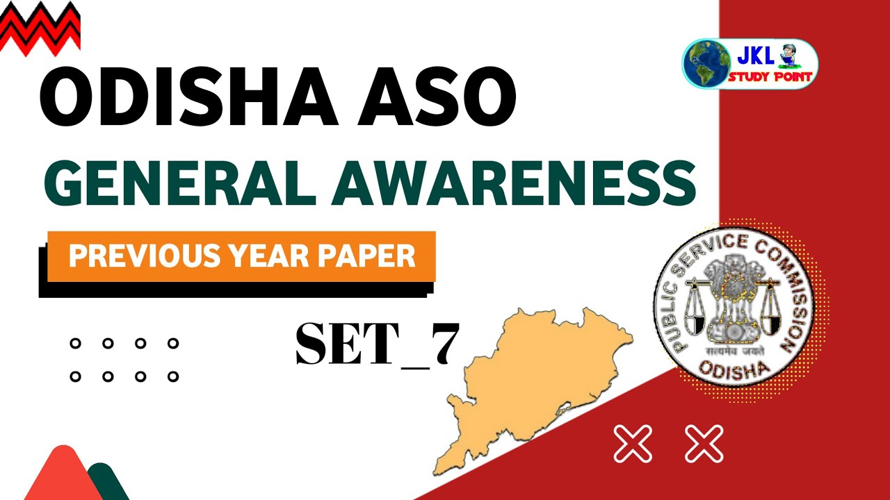 Odisha aso previous year question papers | General Awareness | opsc aso ...