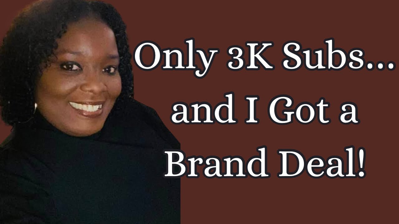 How I Landed My First Brand Deal as a Small YouTuber | My Honest Story ...