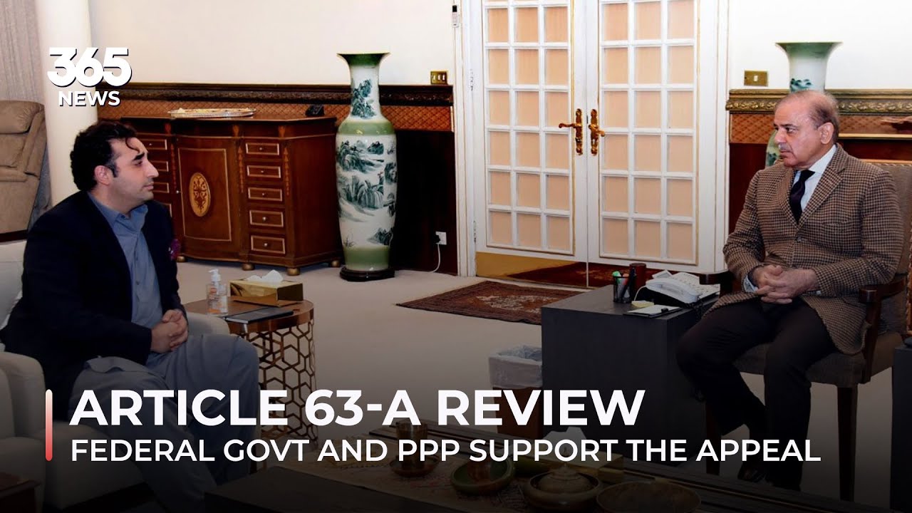 Article 63-a review: Federal government and PPP support the appeal ...