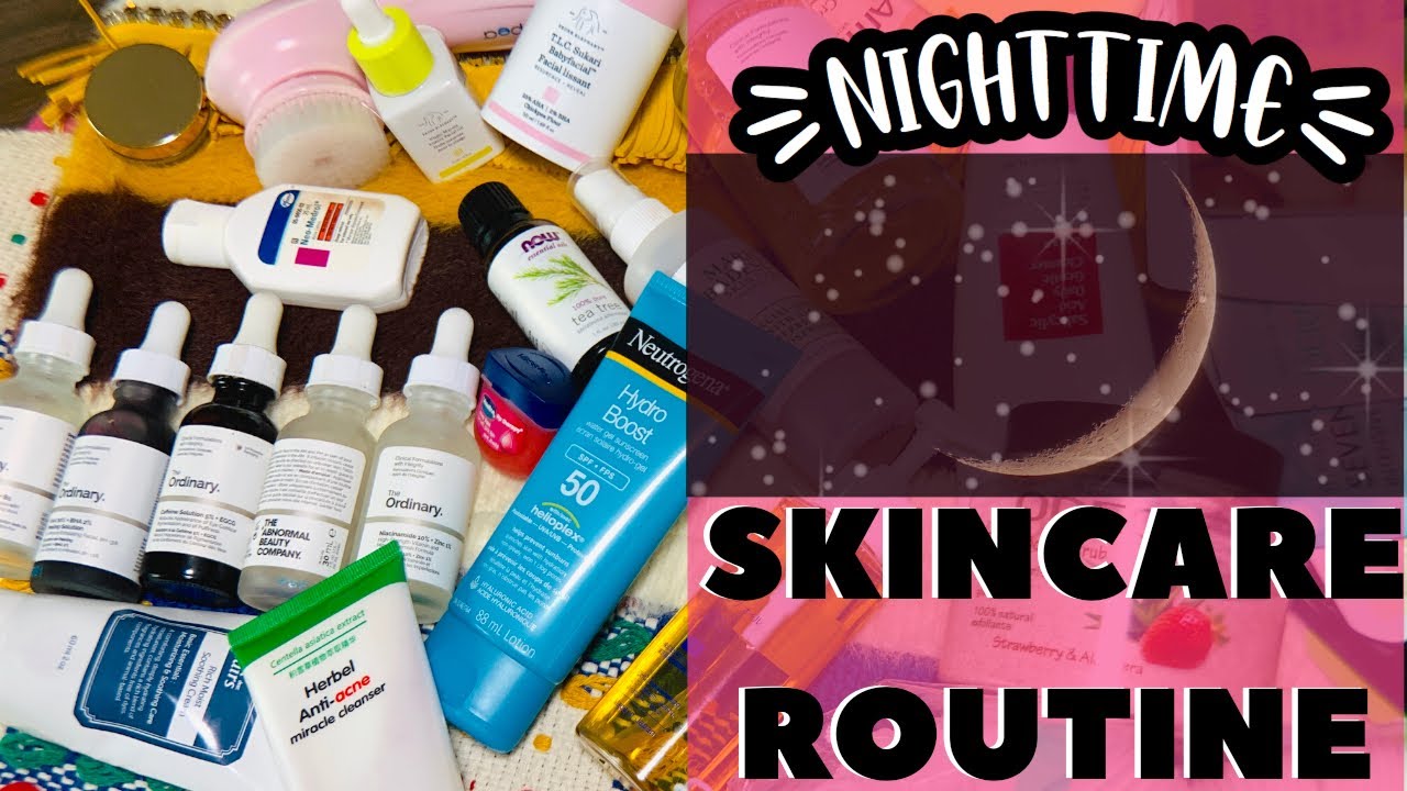 Nighttime Routine Skincare π©Έ Youtube