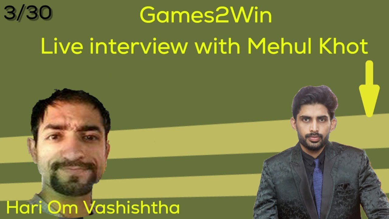 Mehul Khot Live Interview /Video Resume with Hari Om Vashishtha (3/30 ...