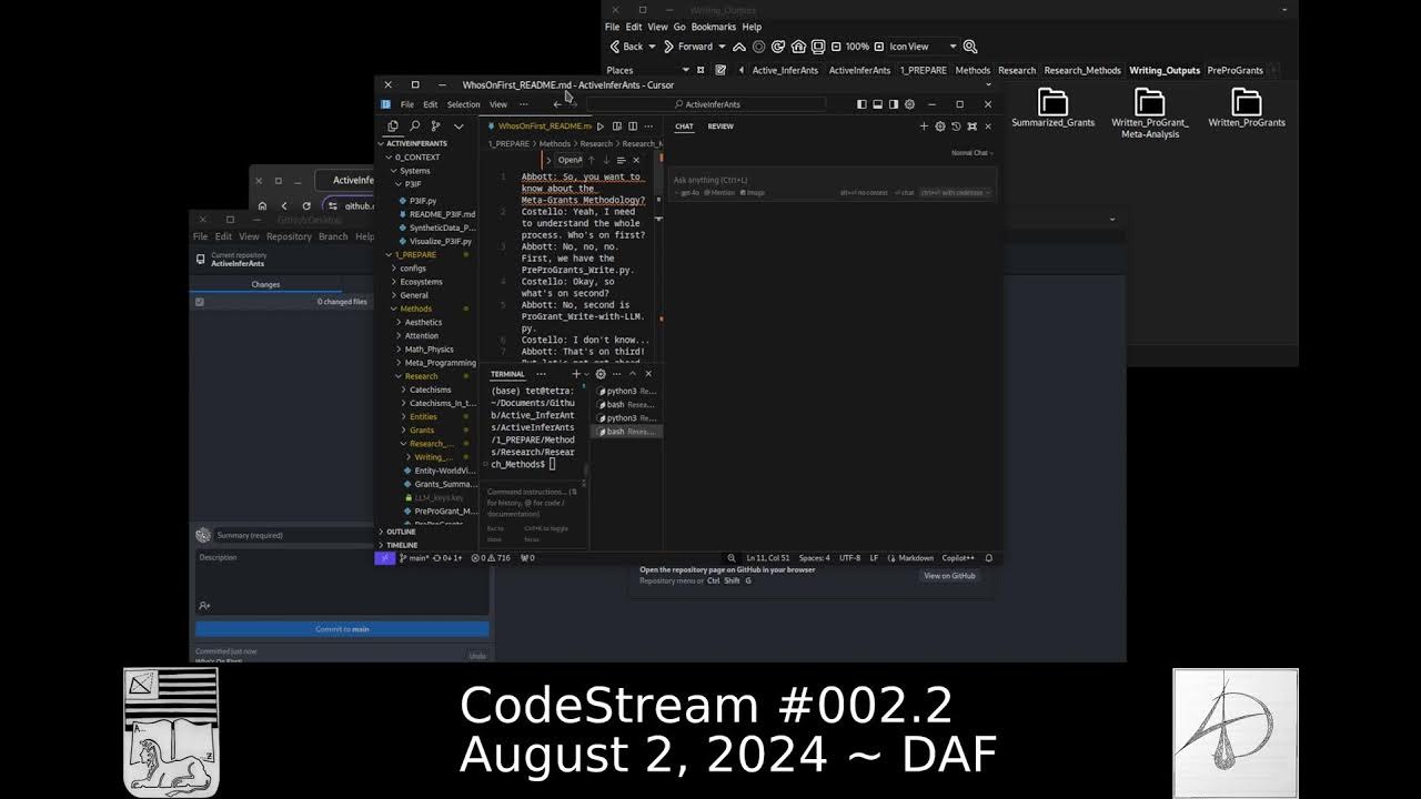 CodeStream #002.2 ~ Pre-Pro-Grants Unleashed: Generating 1000's of GrAnt Catechisms with LLMs ...