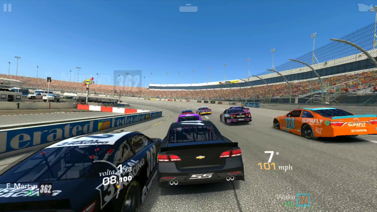 Real racing chevrolet SS #04 nascar academy - YouTube