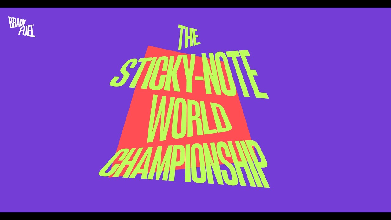 The Sticky Note World Championships | Brain Fuel - YouTube