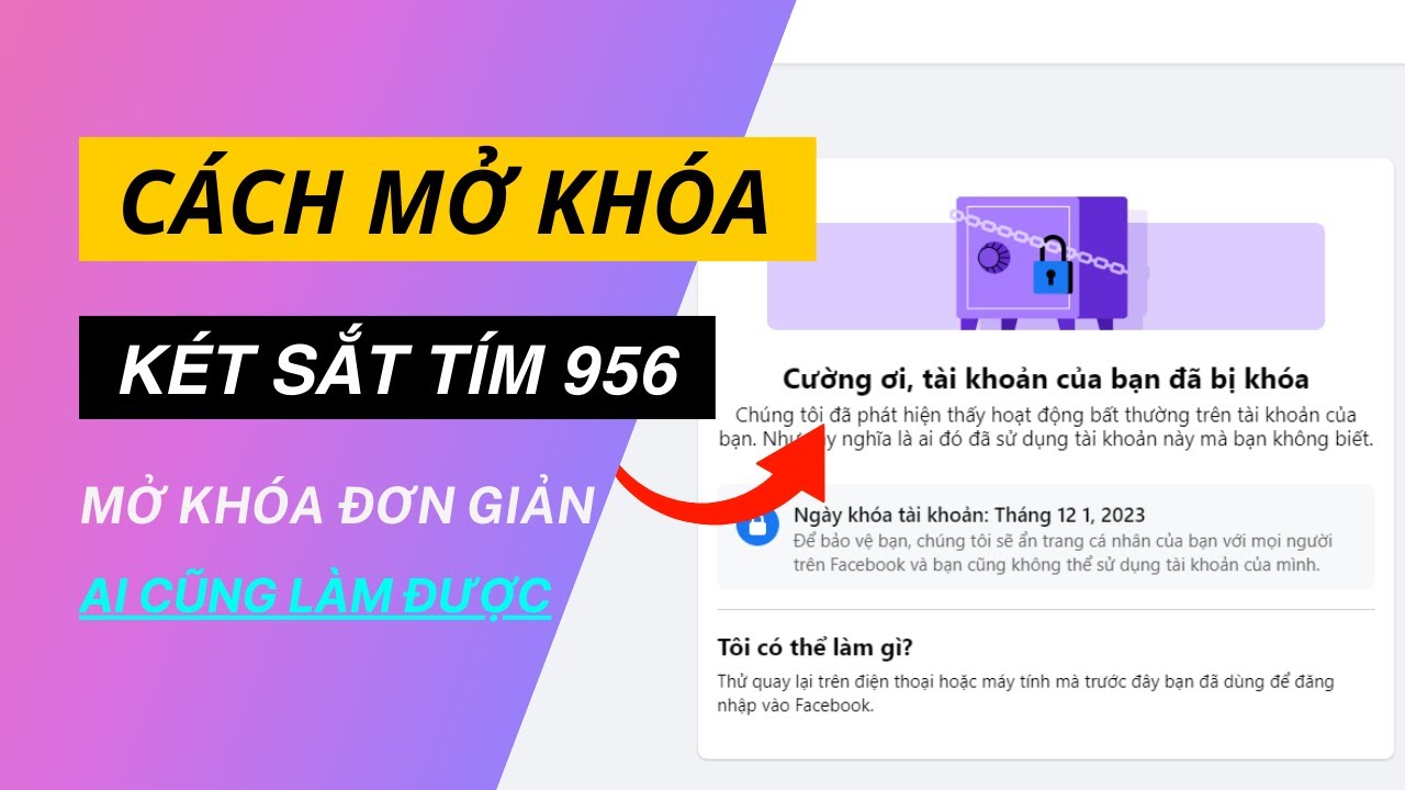 Cách Mở Khóa Dạng Két Sắt Tím 956 Mới Nhất Cực Kì Đơn Giản - YouTube