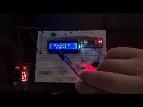 STM32F103C8T6 RTC I2C LCD - UNIVERSIDAD ECCI - YouTube