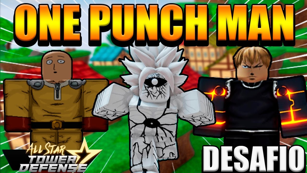 SO VALE PERSONAGENS DE ONE PUNCH MAN NO INFINITE MODE ALL STAR TOWER ...