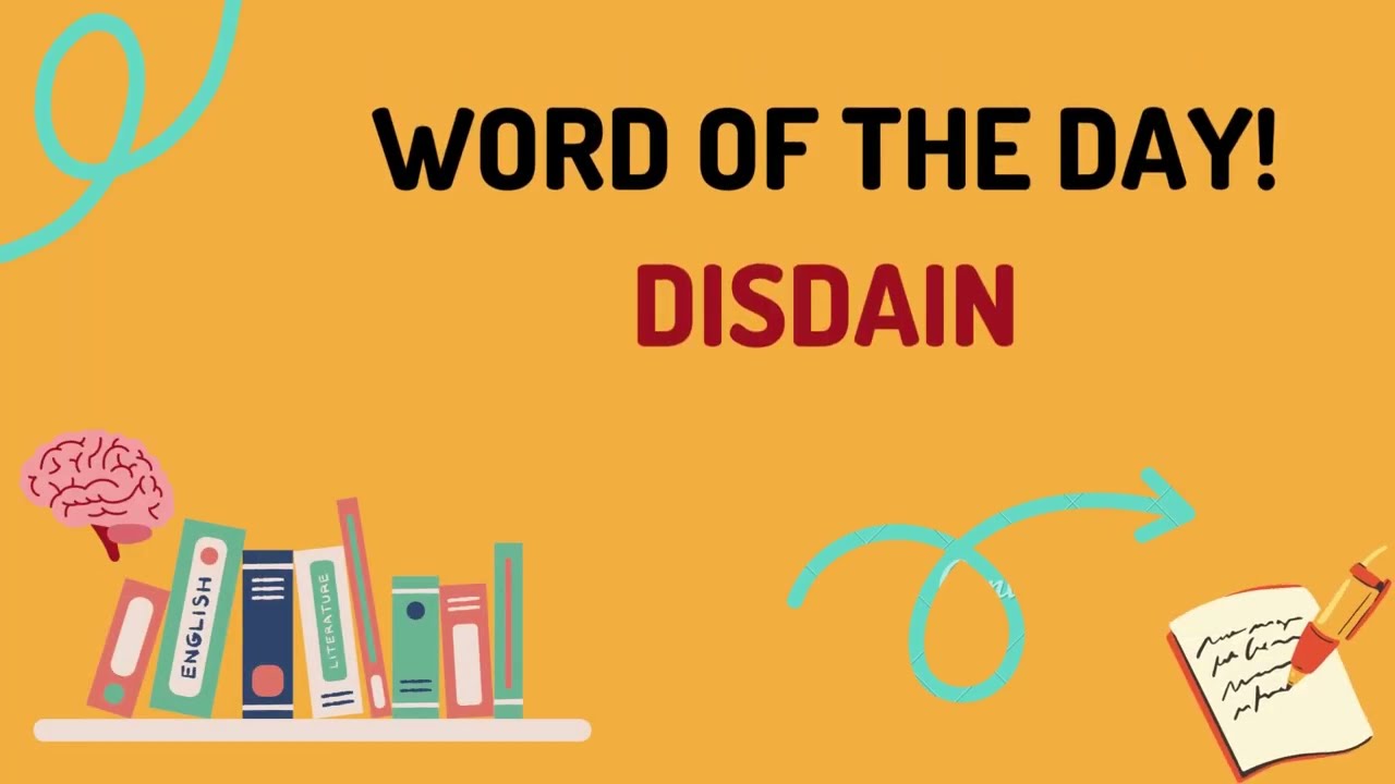 Word Disdain English Vocabulary Meaning Synonyms Sentences YouTube Word Disdain English Vocabulary Meaning Synonyms Sentences YouTube