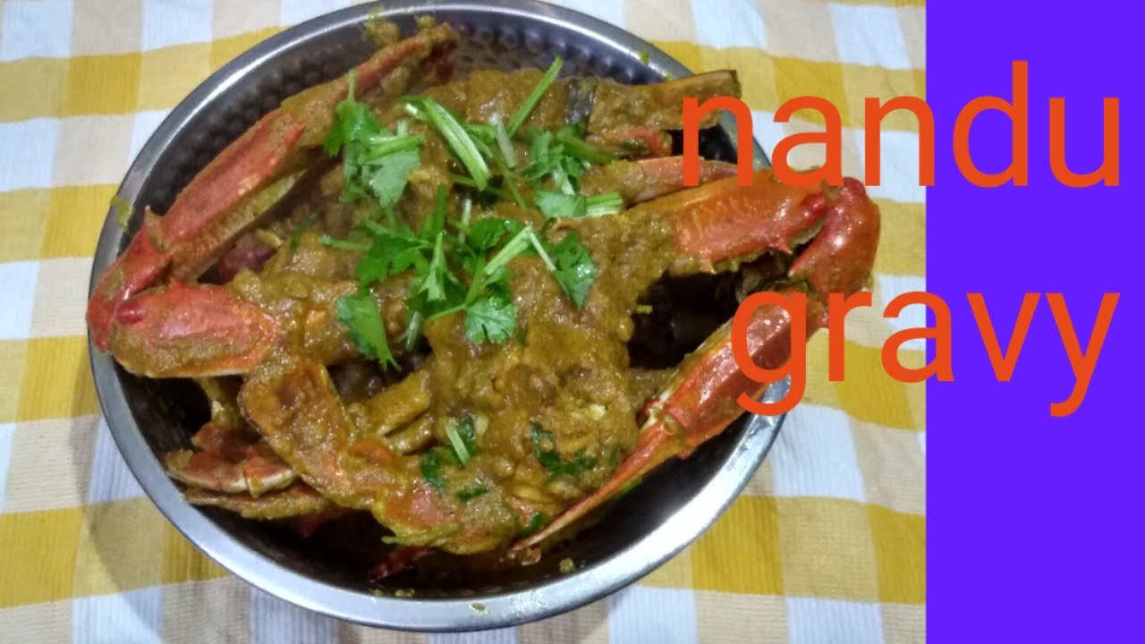 crab gravy/ Nandu masala traditional tamilnadu recipes - YouTube