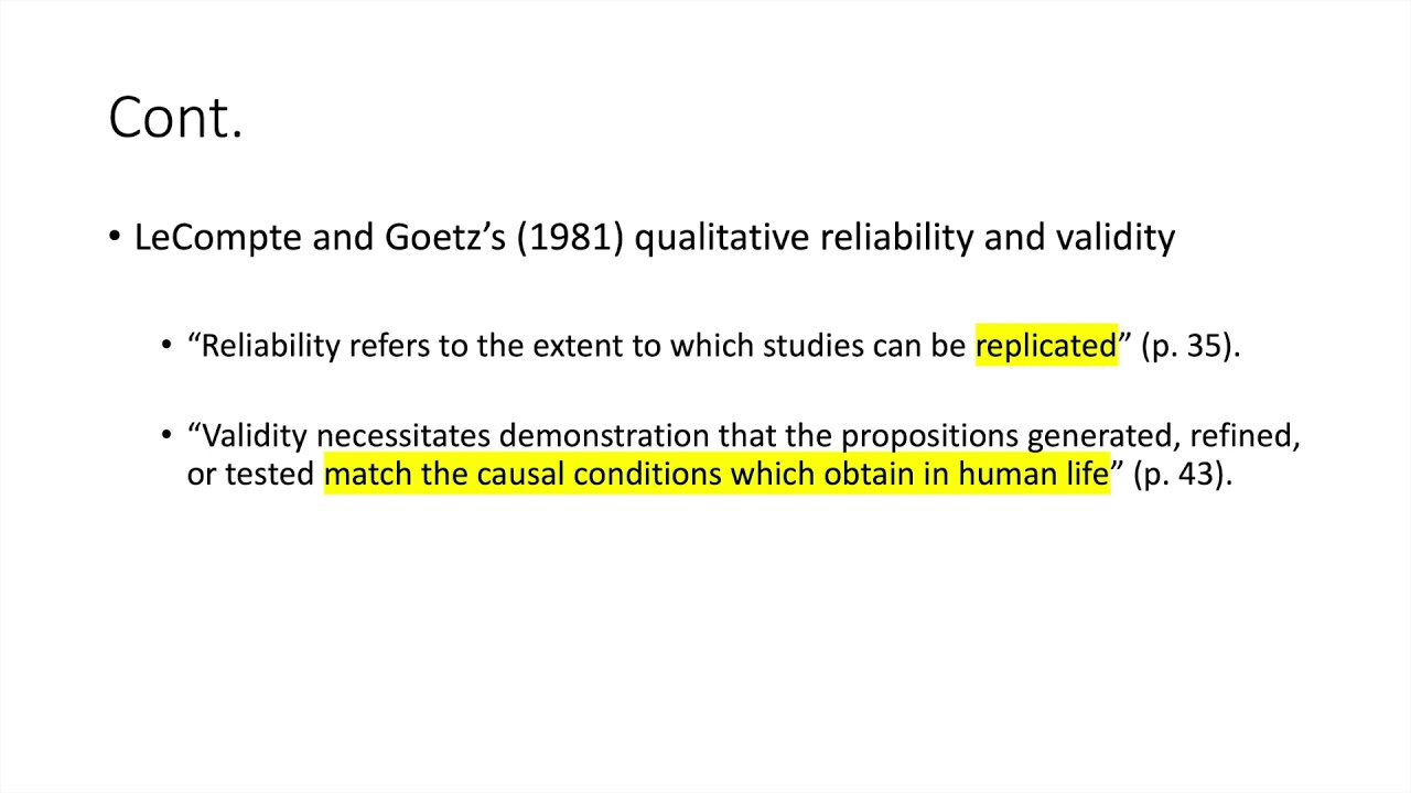 On Rigor and Validity in Qualitative Research - YouTube