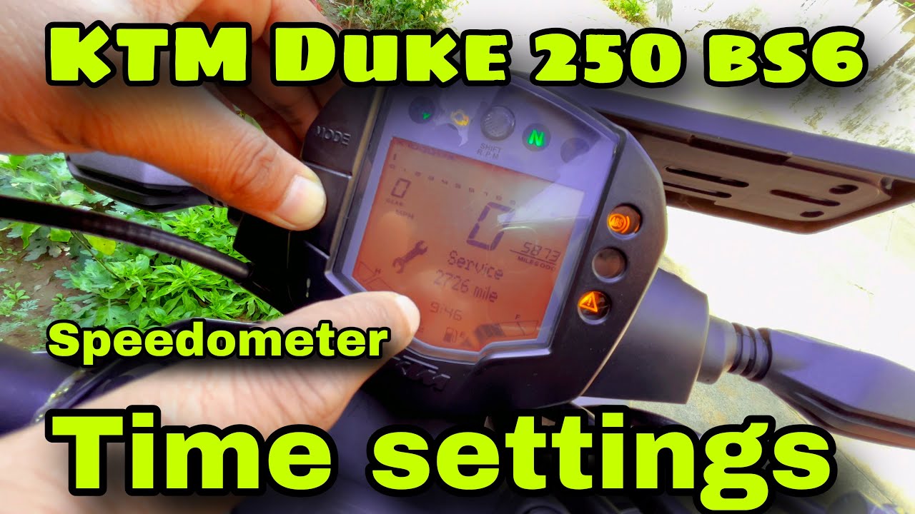 Ktm duke 250 bs6 | speedometer Time set | ktm duke 250 | KTM Duke 250 ...