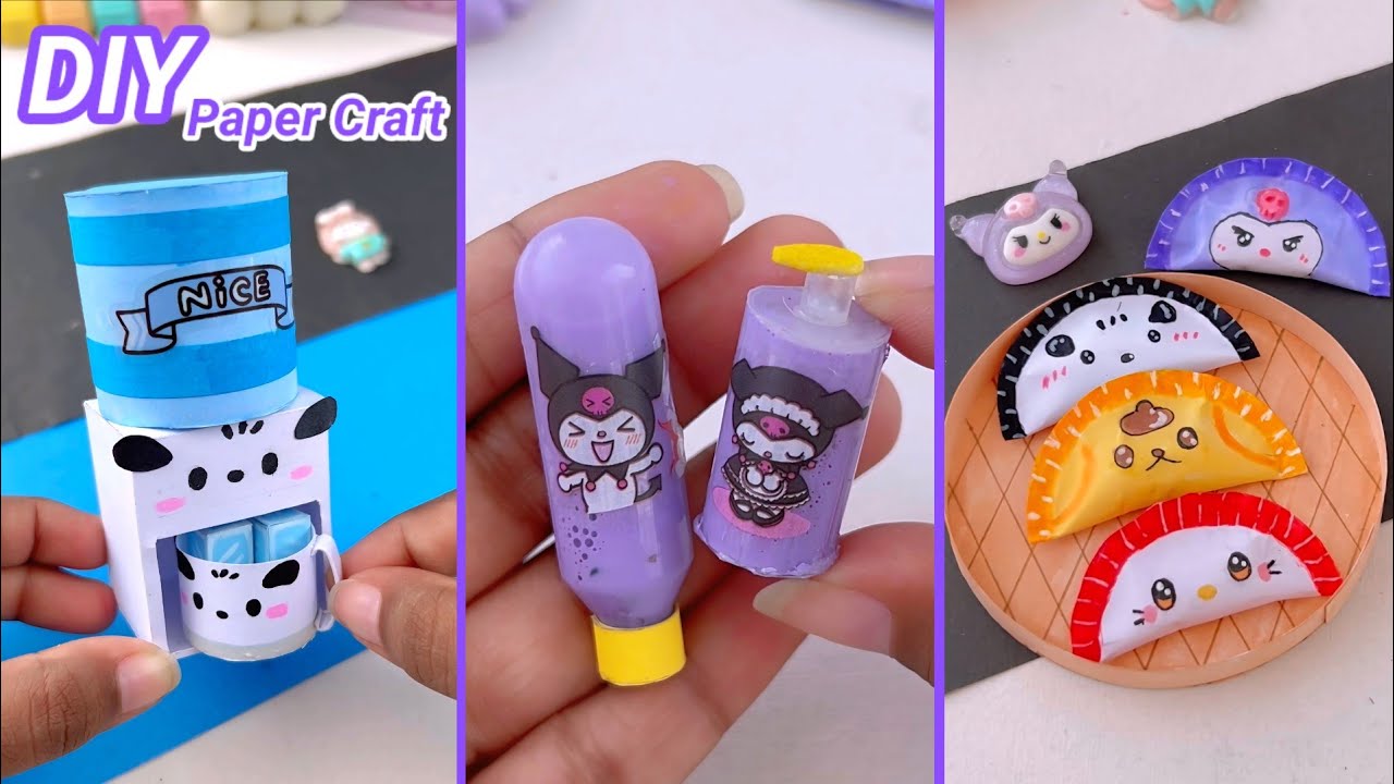 Easy Craft Ideas / DIY Miniature Crafts Idea / mini craft / school ...