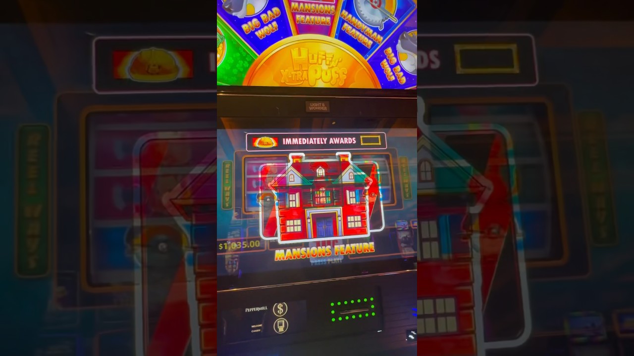 NEW HUFF N XTRA PUFF MANSION FEATURE! slots casino jackpot slot ...
