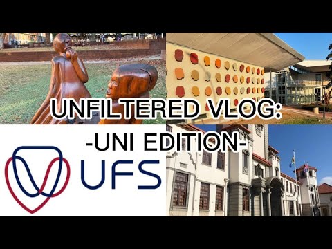 UNFILTERED VLOG: A WEEK IN THE LIFE OF A UFS STUDENT| BLOEMFONTIEN CAMPUS| RAW & REAL - YouTube