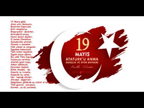 19 MAYIS   GÜNÜ  ( 19  MAYIS  ŞİİRİM )