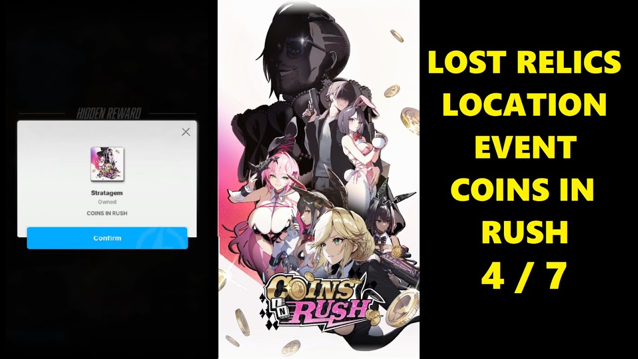 4/7 Lost Relics Location at Event Coins in Rush | NIKKE - YouTube