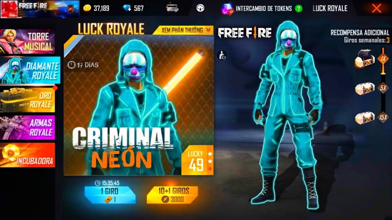OFICIAL!! PRÓXIMO CRIMINAL NEÓN AZUL🩵EN LA NUEVA ACTUALIZACIÓN CON ...