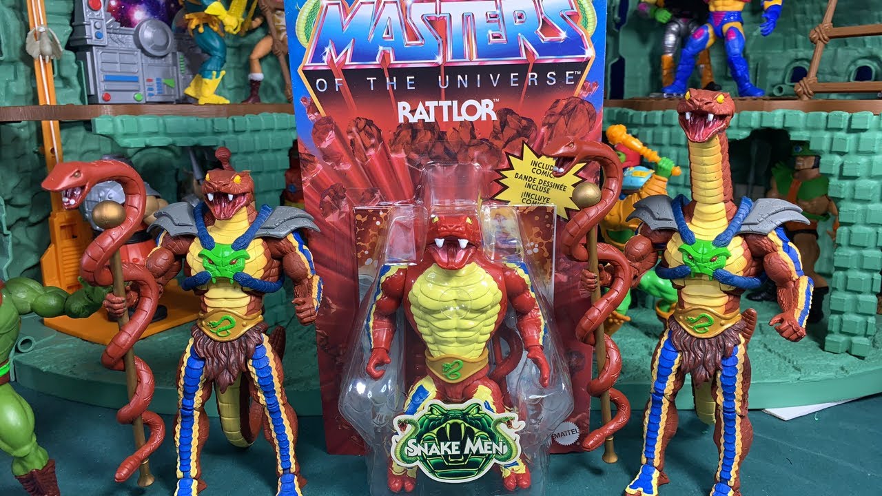 Rattlor origins Masters of the universe review - YouTube