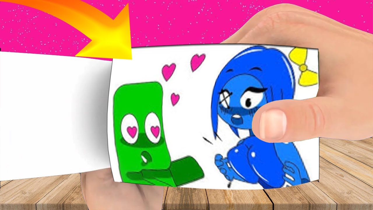 Blue x Green | Kiss Meme | rainbow friends roblox | Roblox animation ...