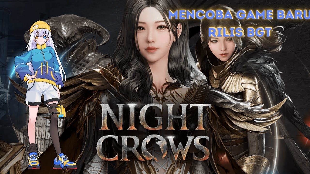Night Crows 】Grinding ampe bego #vtuber #vituberindonesia #nightcrows # ...