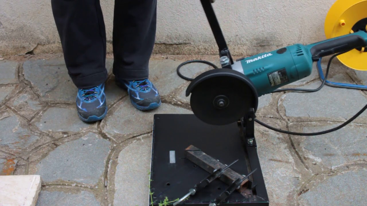 ΒΑΣΗ ΚΟΠΗΣ ΓΩΝΙΑΚΟΥ ΤΡΟΧΟΥ 5 /ANGLE GRINDER BASE 5. - YouTube