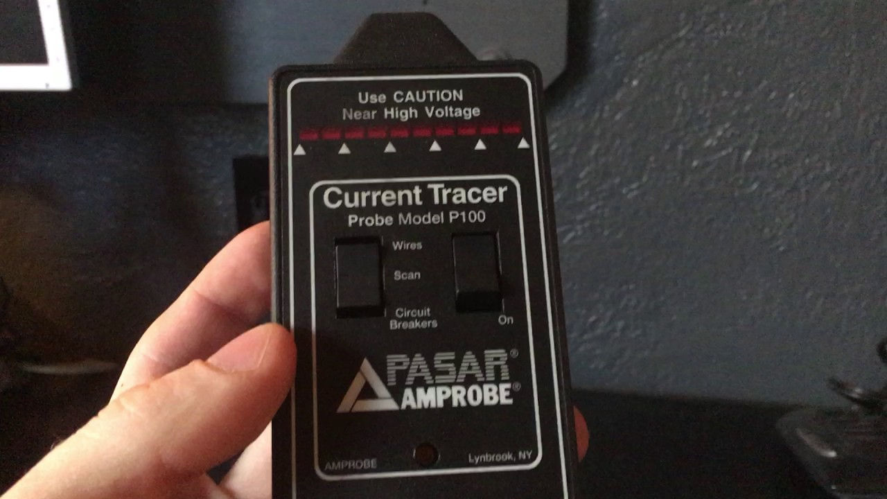 Amprobe CT100 Current Tracer Test - YouTube