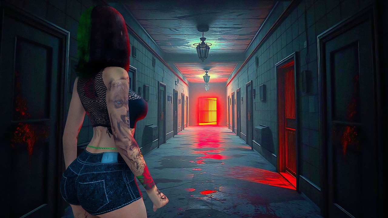 Exploring an Asylum in this Indie Survival Horror Game - YouTube