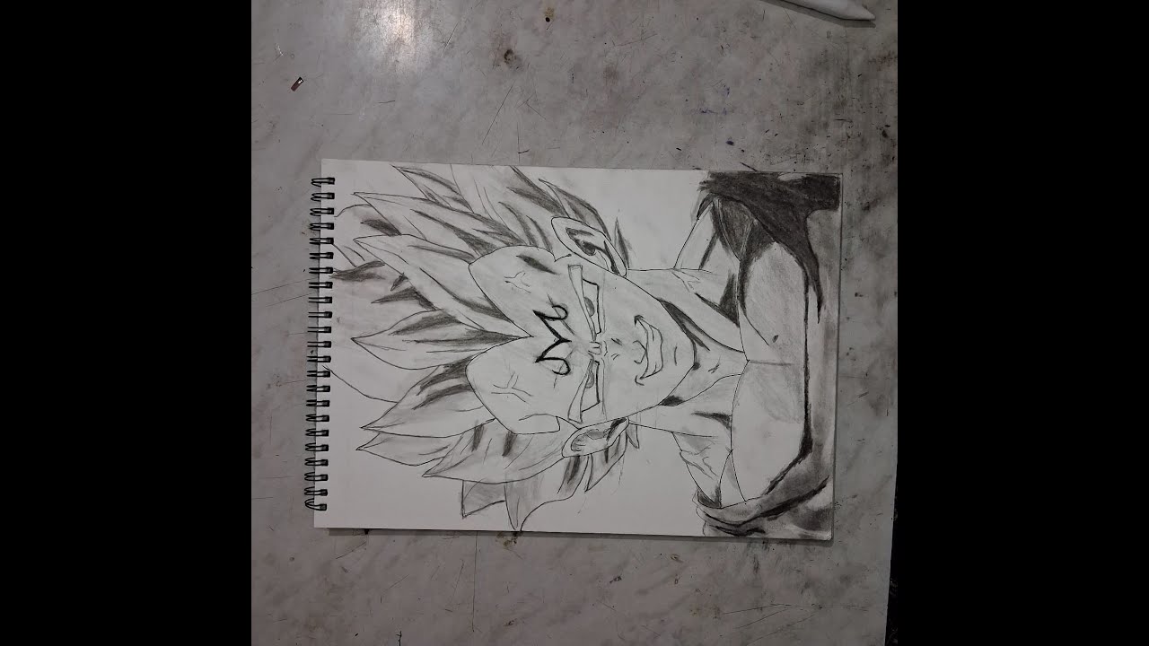 how to draw majin Vegeta | majin Vegeta drawing | majin Vegeta sketch # ...